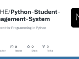 Github Nguhe Python Student Management System Assignment For