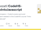 Github Gomezatl Codehs Introintojavascript 2023 Answers Code To