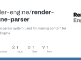 Github Render Engine Render Engine Parser The Page Parser System