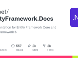 Issues Dotnet Entityframework Docs Github