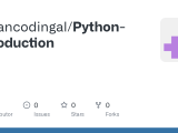 Github Ankancodingal Python Introduction