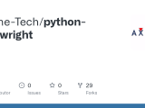 Actions Axone Tech Python Playwright Github