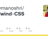Github Devmanoshri Tailwind Css