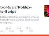 Releases Roblox Rivals Roblox Rivals Script Github