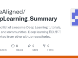 Github Codealigned Deeplearning Summary A Curated List Of Awesome