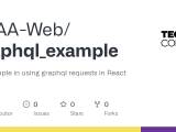 Github Tcaa Web Graphql Example An Example In Using Graphql Requests