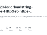 Github Arv1234edd Loadstring Game Httpget Https Raw Githubusercontent