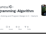 Github Htutuncu C Programming Algorithm Problem Solving And Program