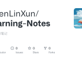 Github Chenlinxun Learning Notes 编程学习笔记