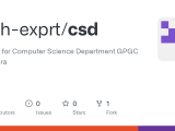 Github Tech Exprt Csd Website For Computer Science Department Gpgc