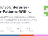 Github Acadoret Enterprise Arch Patterns With Python A Book About