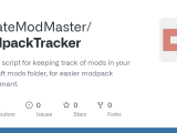 Github Createmodmaster Modpacktracker I Python Script For Keeping