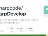Github Icsharpcode Sharpdevelop Develop Short For Sharpdevelop Is