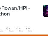 Github Rexrowan Hpi Python