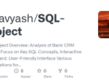 Github Eklavyash Sql Project Sql Project Overview Analysis Of Bank
