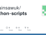 Github Chainsawuk Python Scripts