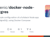 Github Rescenic Docker Node Postgres An Example Configuration Of A