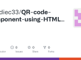 Github Freddiec33 Qr Code Component Using Html And Css