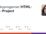 Github Wackyprogamer Html Css Project