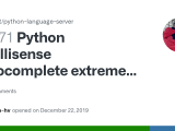 Python Intellisense Autocomplete Extremely Slow Issue 1871
