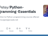 Github Bzapetey Python Programming Essentials Introduction To Python