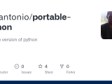 Github Metantonio Portable Python Portable Version Of Python