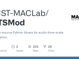 Github Kaist Maclab Pytsmod An Open Source Python Library For Audio