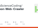 Github Datasciencecoding Python Web Crawler