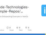 Github Incode Technologies Example Repos Onboarding Core Nextjs
