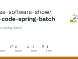 Lets Code Spring Batch Batchapplication Java At Main Coffee Software