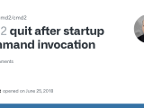 Quit After Startup Command Invocation Issue 452 Python Cmd2 Cmd2