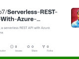Github Srico7 Serverless Rest Api With Azure Functions Building A