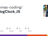 Github Hammas Coding Analogclock Js