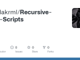 Github Ilaydakrml Recursive Test Scripts