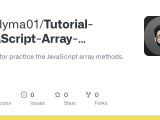 Github Randyma01 Tutorial Javascript Array Methods Tutorial For