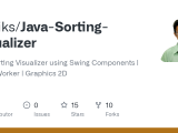 Github Philiks Java Sorting Visualizer Java Sorting Visualizer Using