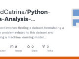Github Davidcatrina Python Data Analysis Visualization Machine
