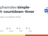 Github Haryphamdev Simple React Countdown Timer Simple React