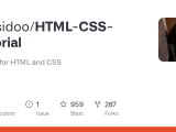 Github Cassidoo Html Css Tutorial Tutorial For Html And Css