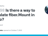 Is There A Way To Emulate Fiber Mount In Echo Issue 2298 Labstack