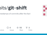 Github Gitbits Git Shift Shifts Timestamps Of Commits After The Fact