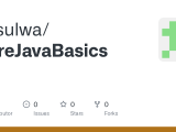 Github Busulwa Corejavabasics