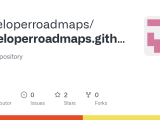 Github Developerroadmaps Developerroadmaps Github Io Root Repository