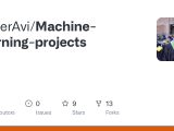 Github Coderavi Machine Learning Projects