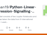 Github Anman19 Python Linear Regression Signalling Model This Model