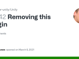 Removing This Plugin Issue 1142 Github For Unity Unity Github