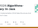 Github Love1024 Algorithms Library In Java Efficient Implementation