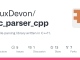Github Linuxdevon Dbc Parser Cpp A Dbc File Parsing Library Written
