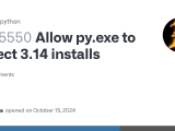 Allow Py Exe To Detect 3 14 Installs Issue 125550 Python Cpython