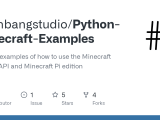 Github Hashbangstudio Python Minecraft Examples A Set Of Examples Of